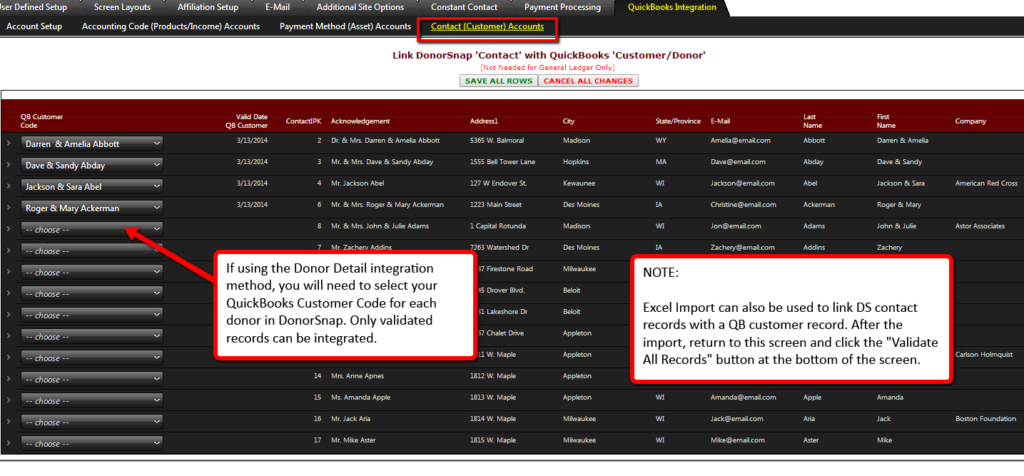 QuickBooks Desktop Integration Setup Guide - DonorSnap Support